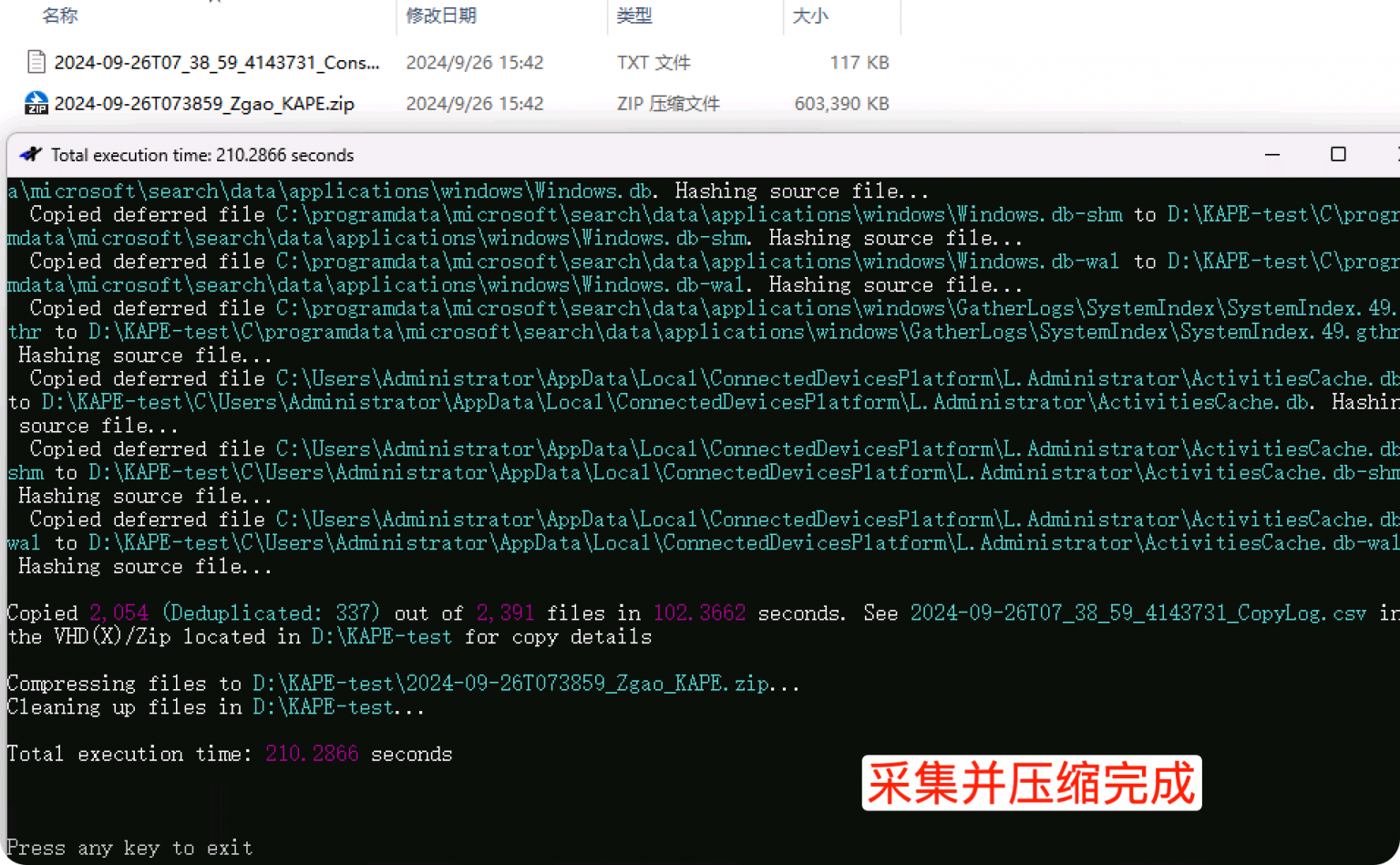 使用KAPE自动化采集并分析Windows取证数据 – Zgao's blog
