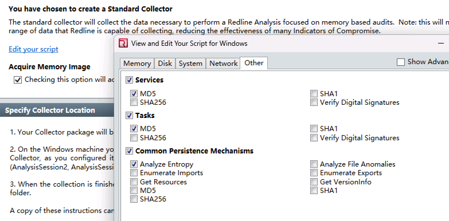 使用FireEye Redline采集取证数据 – Zgao's blog